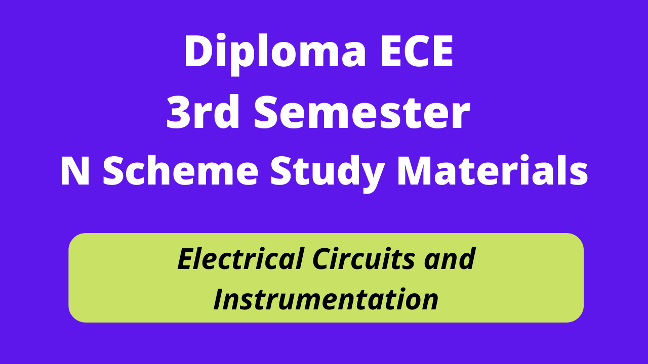 Diploma ECE and EEE 5th Semester N Scheme Study Materials ...